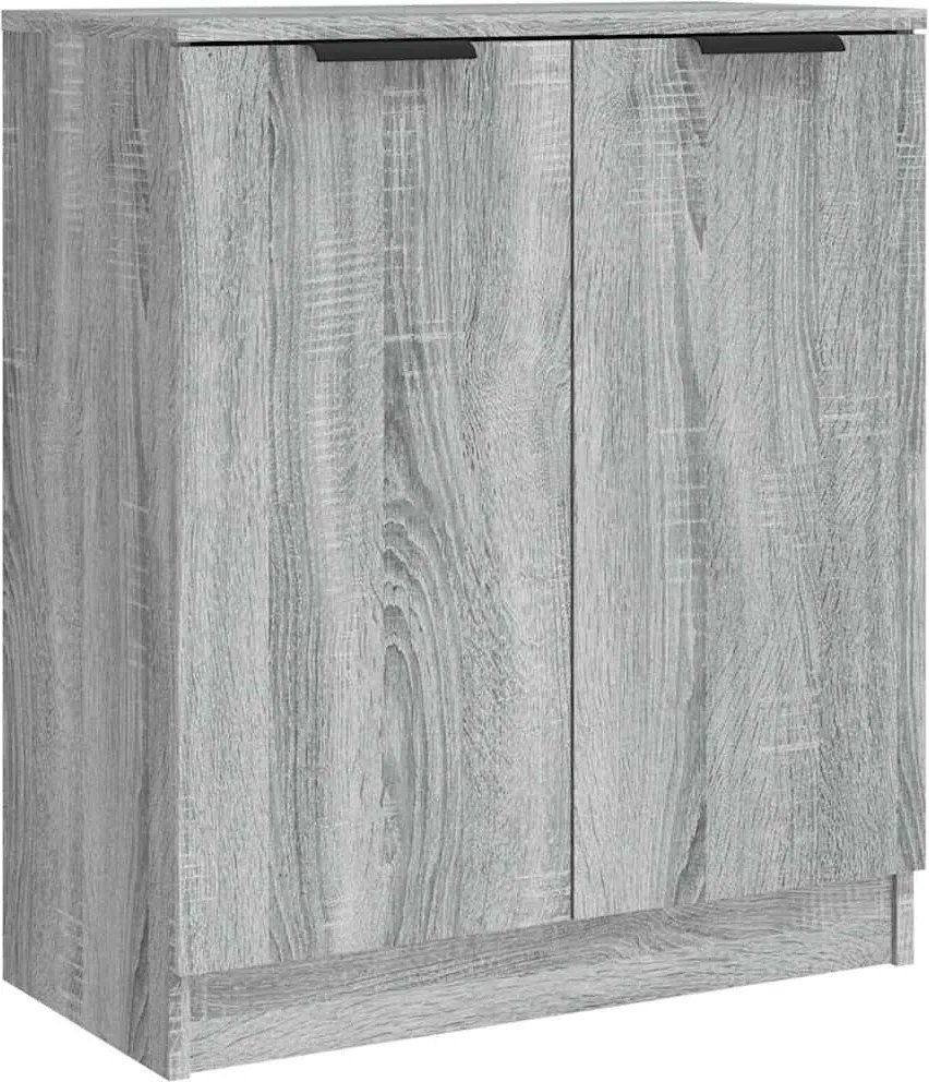 Příborníky 2 ks šedé sonoma 60 x 30 x 70 cm kompozitní dřevo 3115778