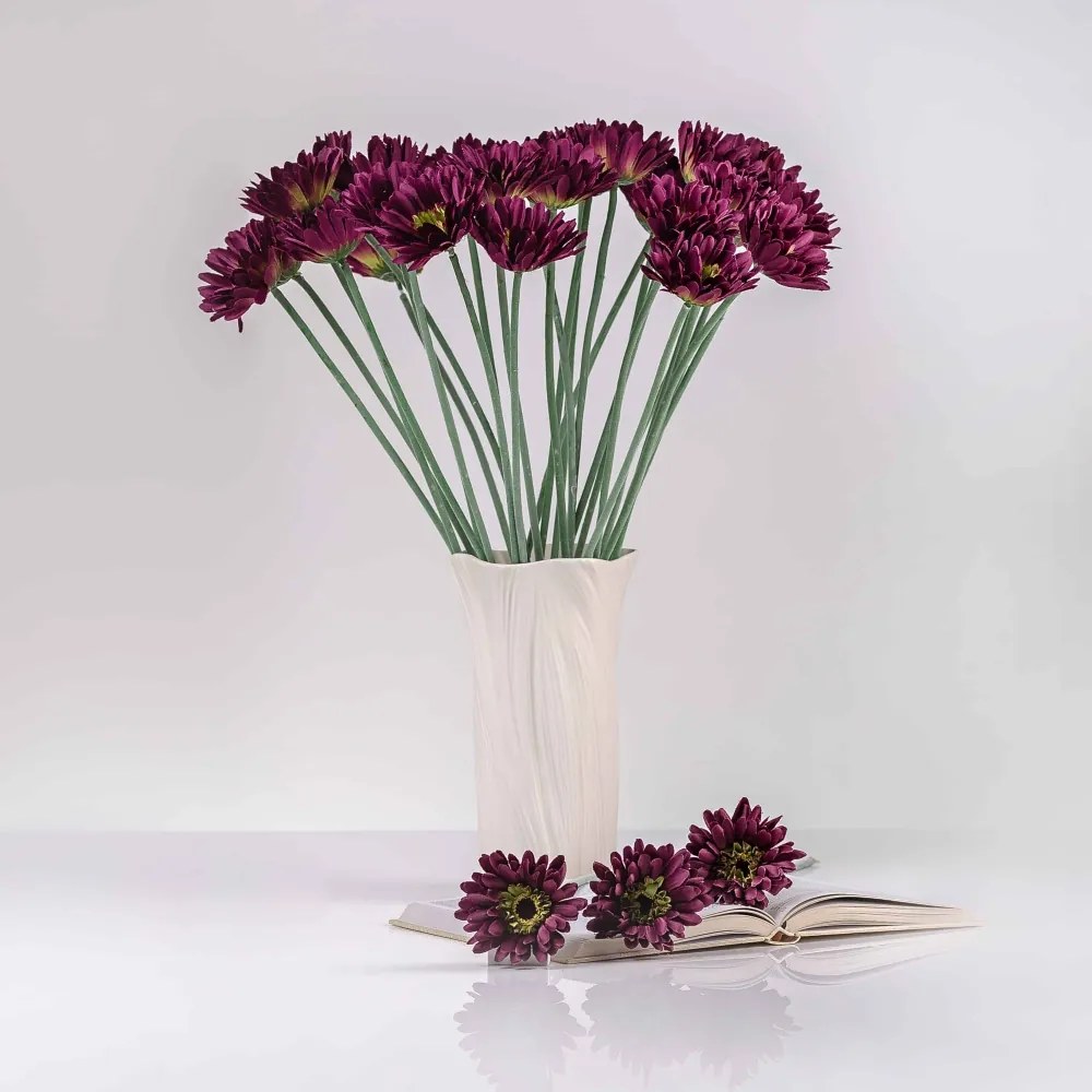Vkusná, hedvábná, exkluzivní gerbera ELIŠKA