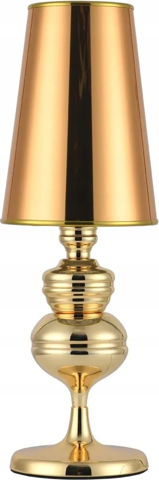 Stolní lampa Queen zlatá 18 cm