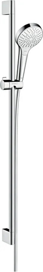 Hansgrohe Croma Select S, sprchová sada Multi EcoSmart 9 l/min se sprchovou tyčí 90 cm, bílá/chromová, HAN-26571400