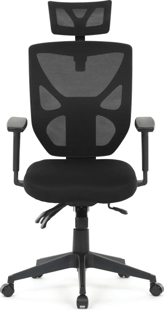Ergonomická kancelářská židle EVRON - černá síťovina