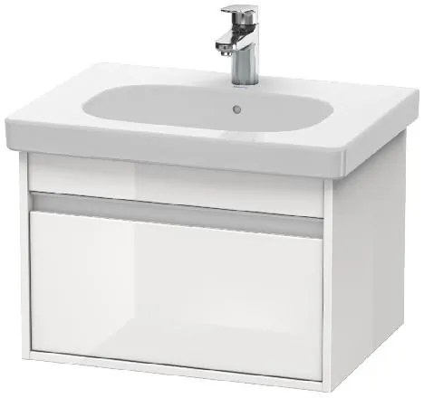 Duravit Ketho - Umyvadlová skříňka 41x60x46 cm, 1 zásuvka, lesklá bílá KT667002222