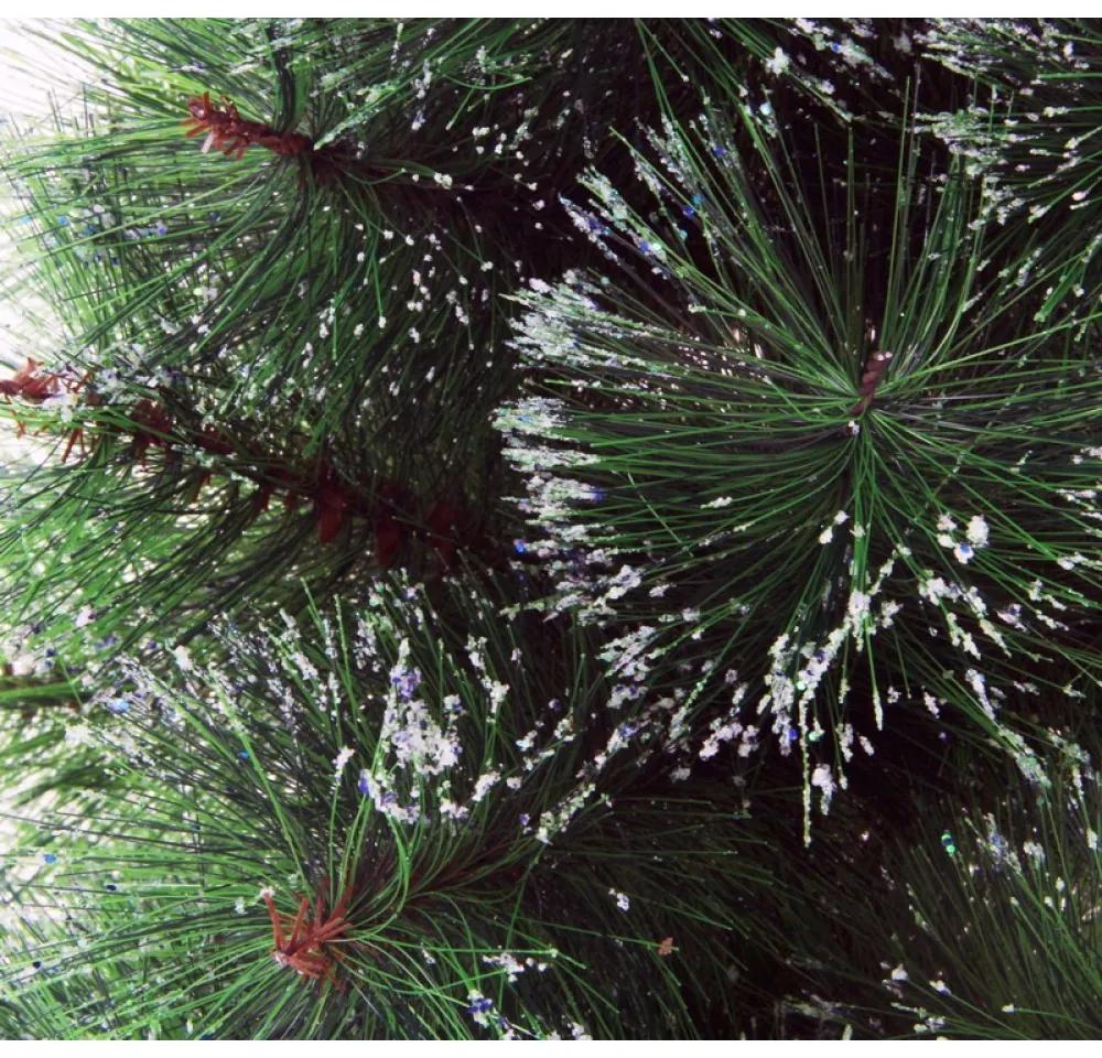 Umělý vánoční stromek, zasněžená borovice, 180cm