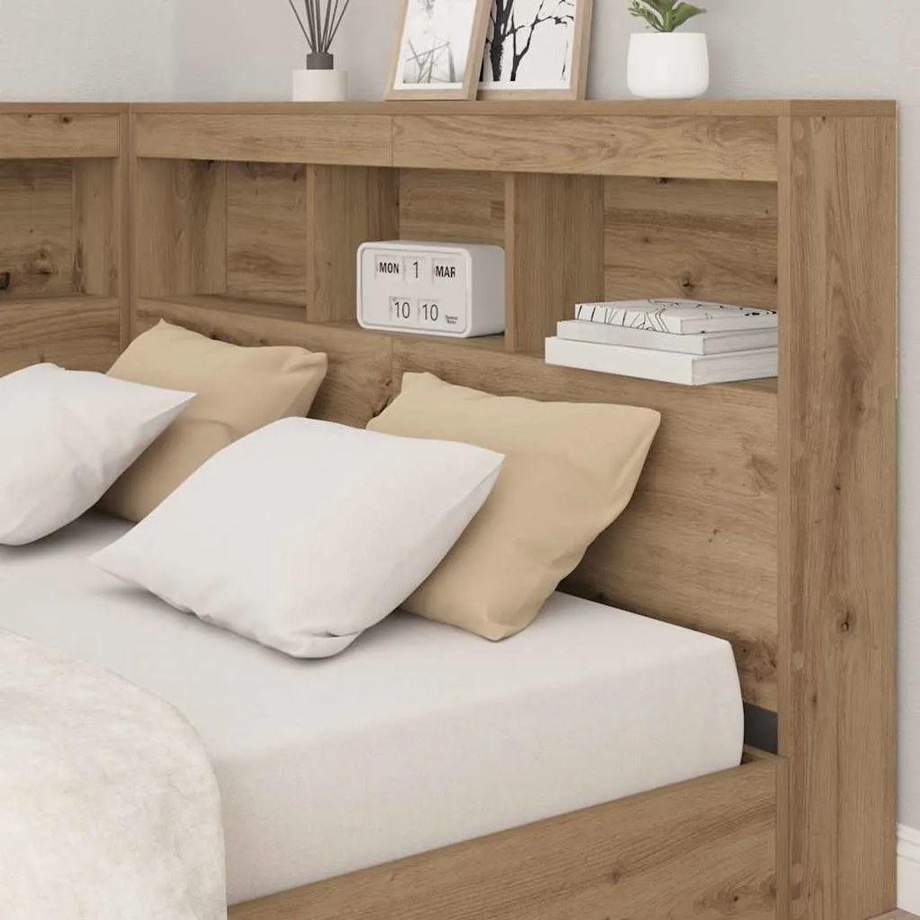 Úložné čelo postele Artisanový dub Kompozitní dřevo 3335540