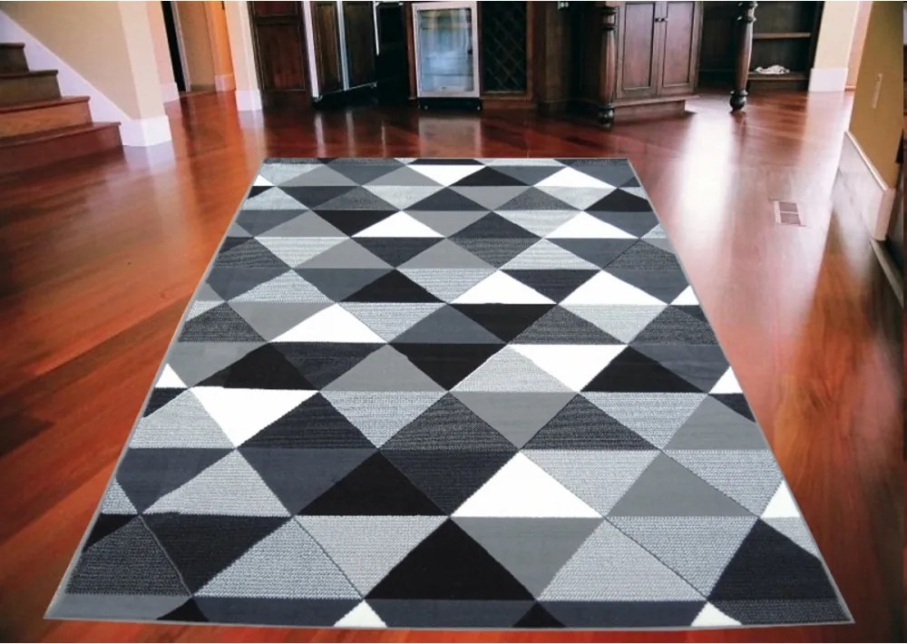 Kusový koberec PP Tanger šedý, Velikosti 120x170cm