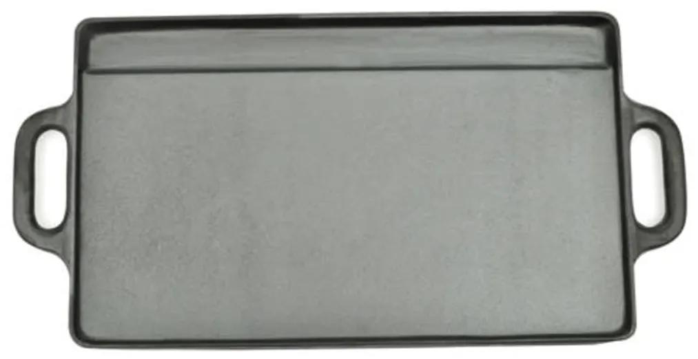 Grilovací deska 2 ks oboustranná litinová 38x23 cm - Default Title