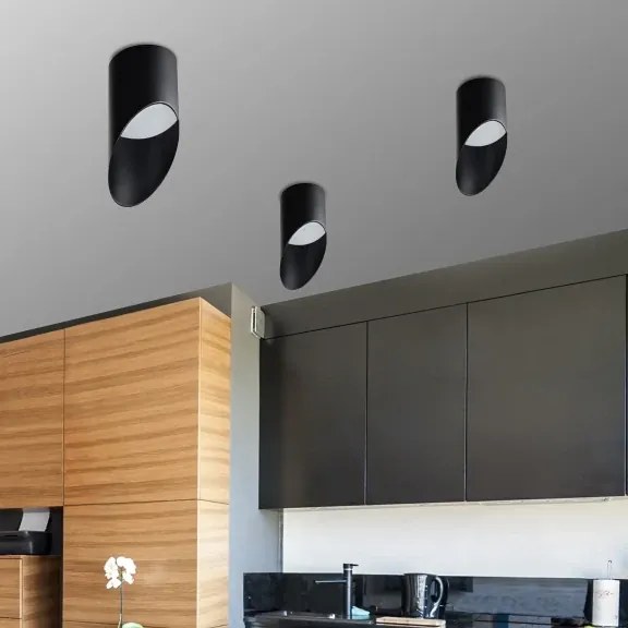 LED bodové světlo Momo 8 černé