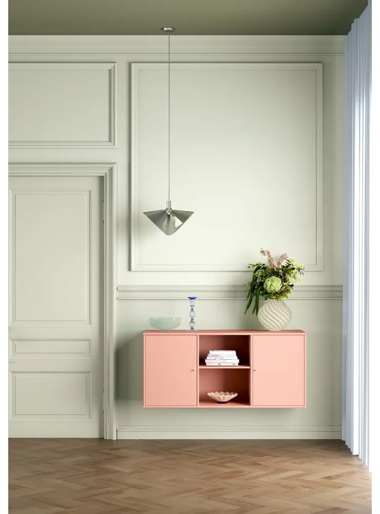 Růžová závěsná komoda 133x61x42 cm Mistral – Hammel Furniture