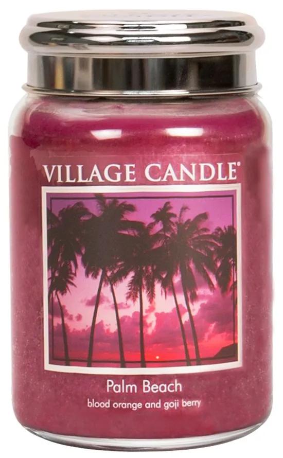 VILLAGE CANDLE Vonná svíčka - Palmová pláž Doba hoření: 170 hodin