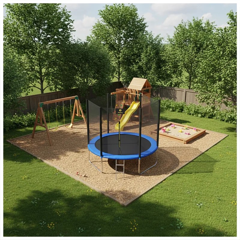 Velaco Zahradní trampolína s ochrannou sítí 10FT SKY 305