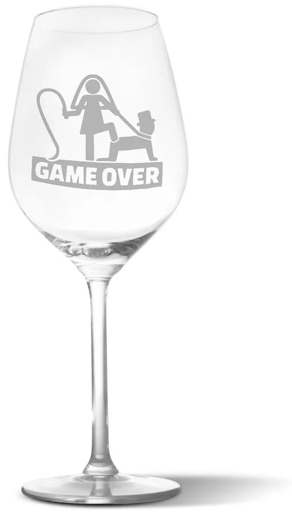 Sablio Sklenička na víno Game over: 49 cl