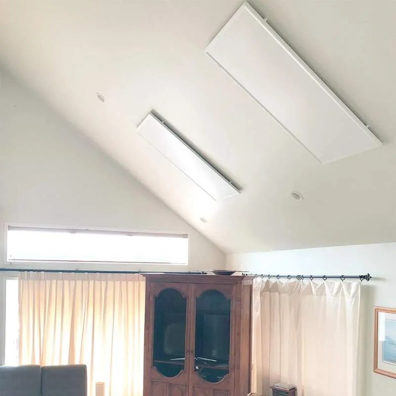 ByeCold | Stropní infrapanel | Ultratenký | 900W | 123x63 cm | Bez termostatu | Výhřevnost 16,5m² | HH1206