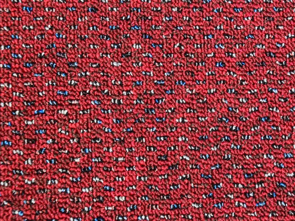 Zátěžový koberec Timzo New Techno 3556 červený Šíře role: 5 m