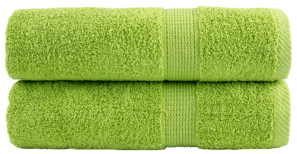 Premium ručníky SOLUND 2 jablkově zelené 50x100cm 600 g/m² 137497