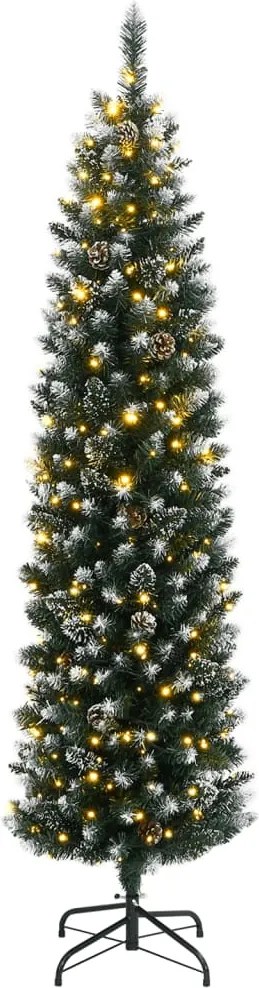 Umělý úzký vánoční stromek se 150 LED 120 cm 3315778