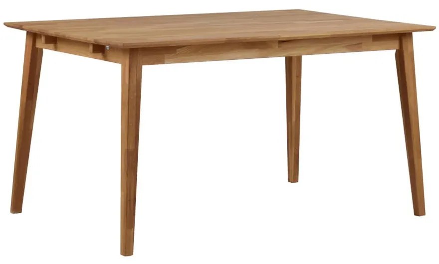 Přírodní dubový jídelní stůl Rowico Mimi, délka 140 cm