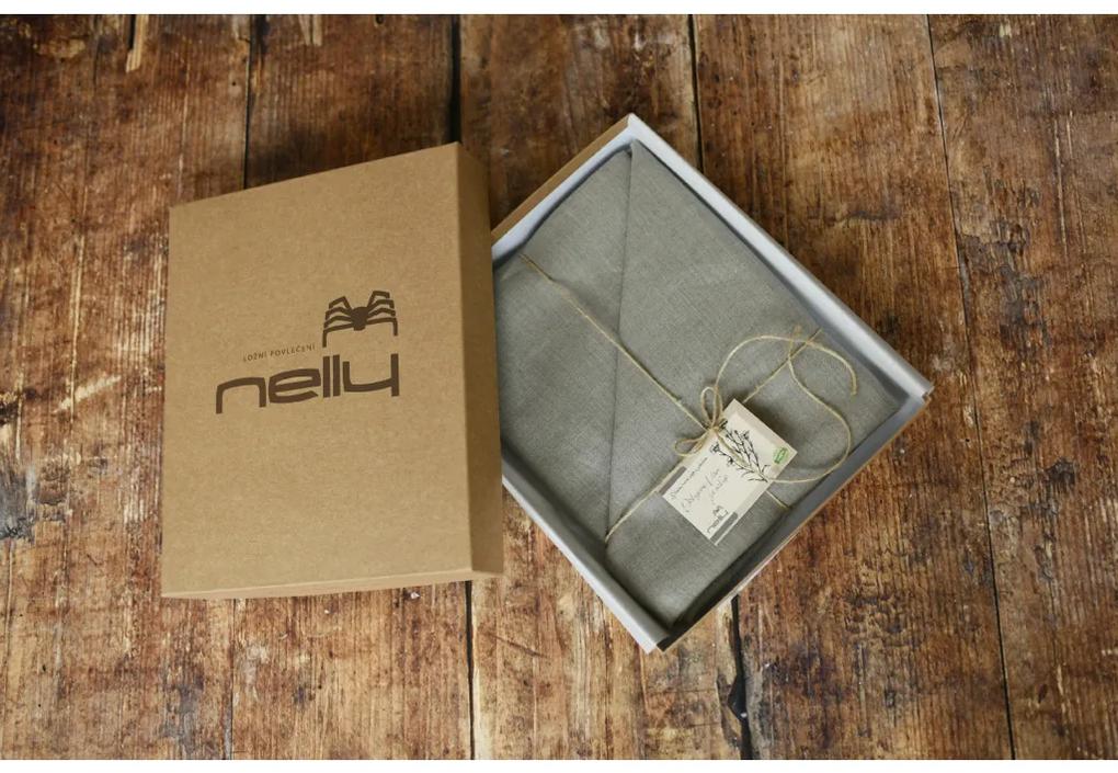 Nelly Lněná osuška - přírodní 100x150cm