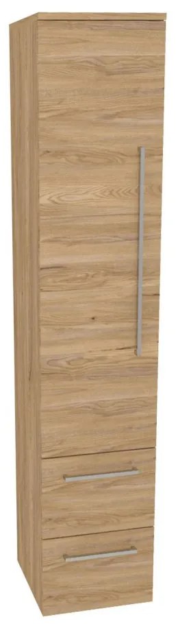 Mereo Mereo, Bino, koupelnová skříňka vysoká 163 cm, levá, Multidecor, CN697JASH
