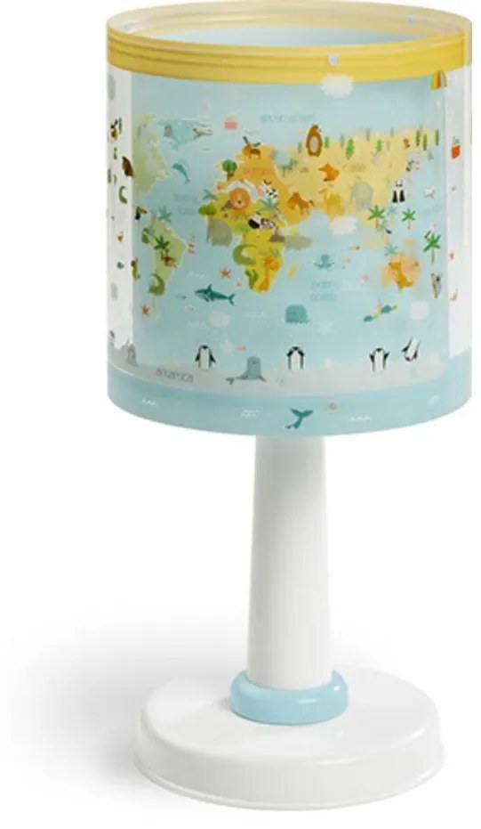 Dalber Baby World 40721 Stolní lampa pro děti bílá plast 1 x E14 max. 40W
