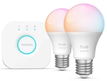 Základní sada Philips Hue WACA 2xE27/8W/230V 2200-6500K + Hue bridge