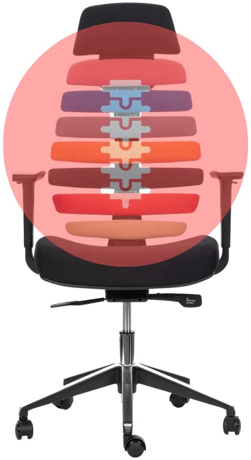 MERCURY Ergonomická kancelářská židle LOMAX - barevná látka / nosnost 150 kg