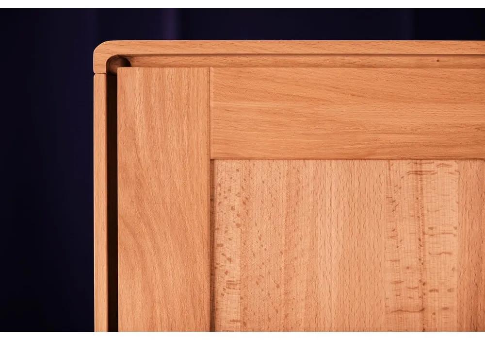 Šatní skříň z bukového dřeva 90x180 cm Greg - The Beds