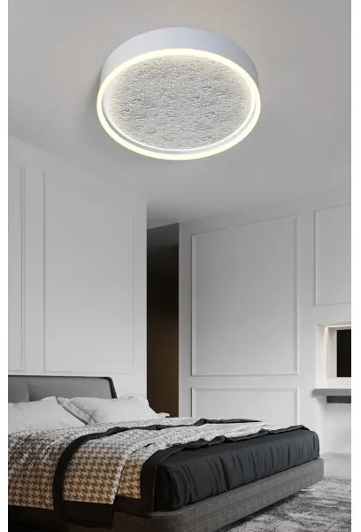 Wofi 9002-103M - LED Stmívatelné stropní svítidlo BORDEAUX LED/37W/230V stříbrná