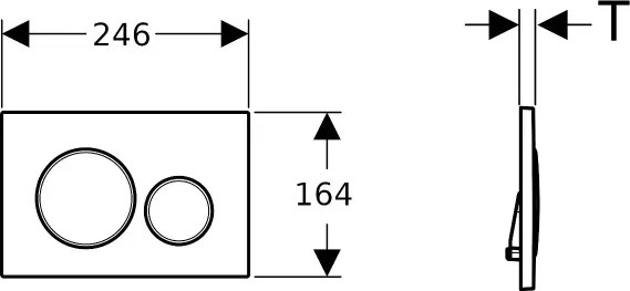 Závěsné WC + prkénko OTTAWA + tlačítko SIGMA + podomítkový modul + podložka