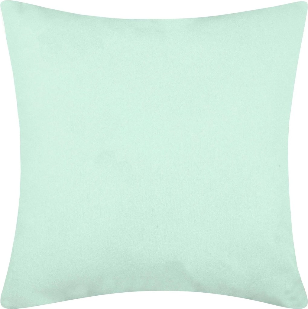 Bavlněný povlak na polštář jednobarevný - světle mint Velikost: 50 x 60