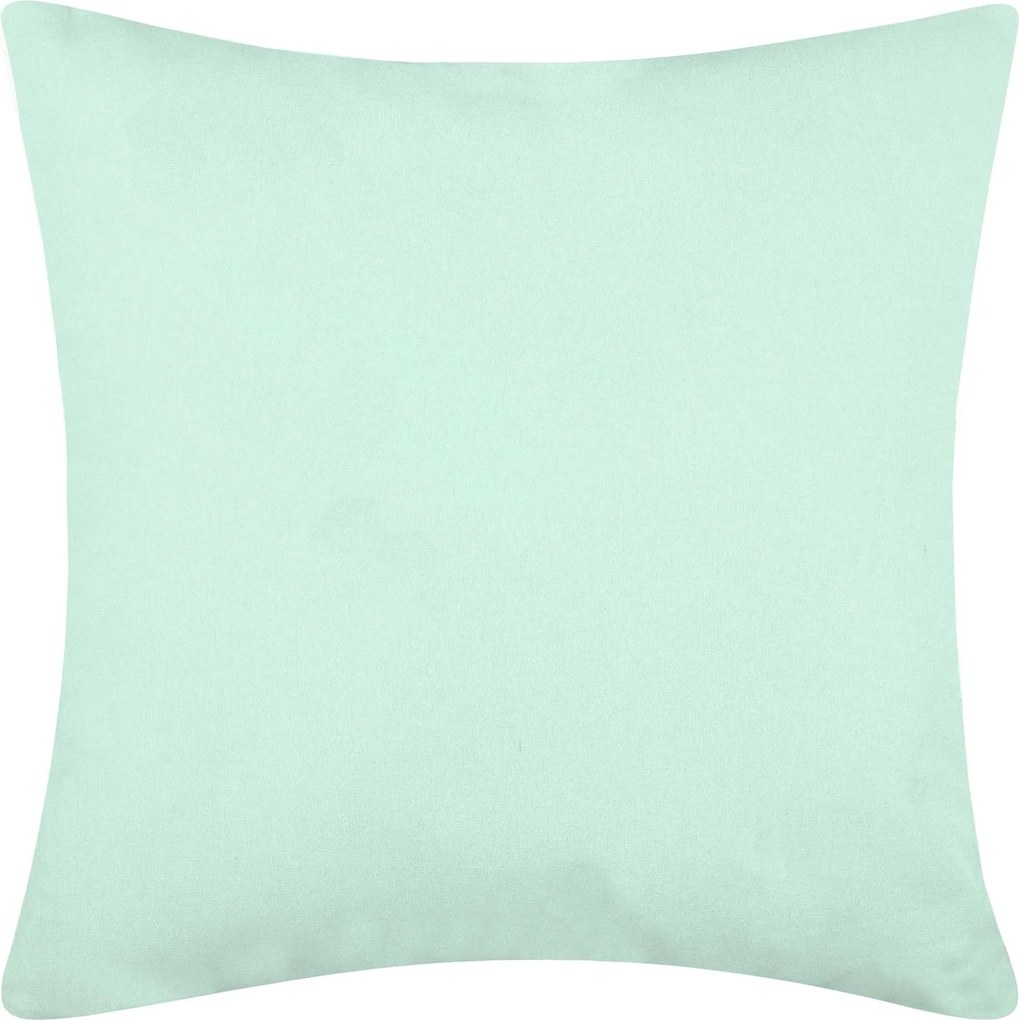 Bavlněný povlak na polštář jednobarevný - světle mint Velikost: 70 x 90
