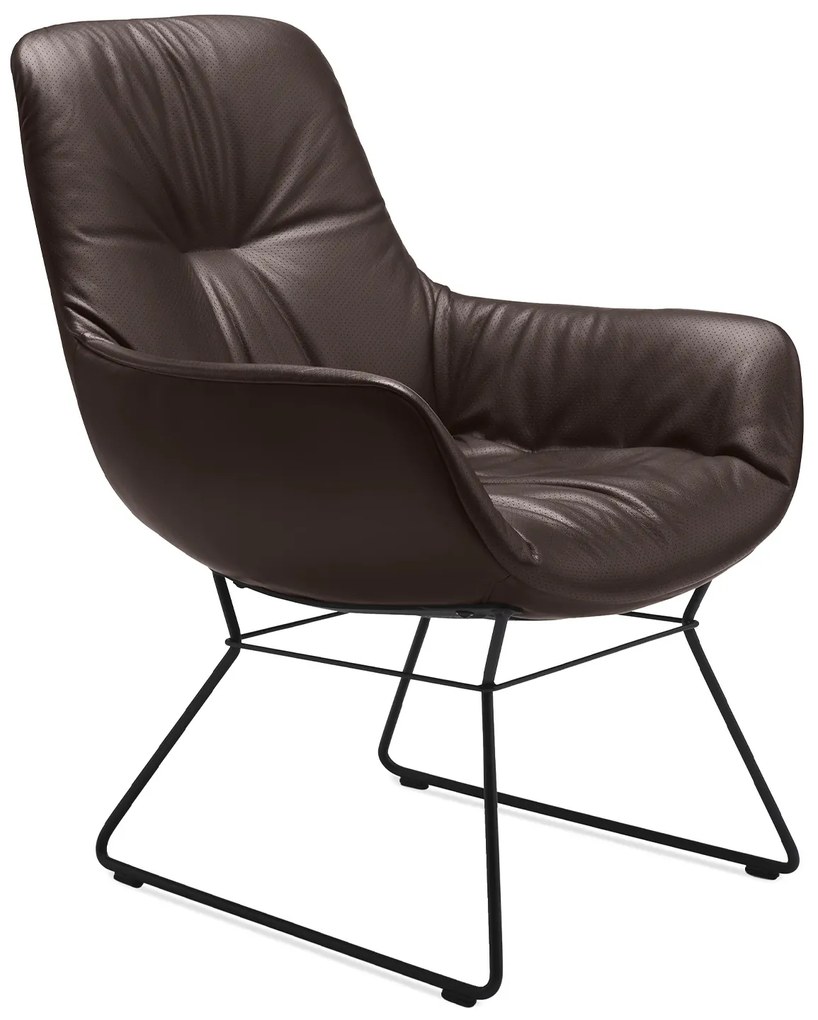 Freifrau Manufaktur designová křesla Leya Cocktail Lounge Chair Sledge