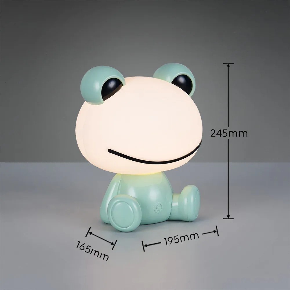 Zelené LED dětské svítidlo Hopper – Reality