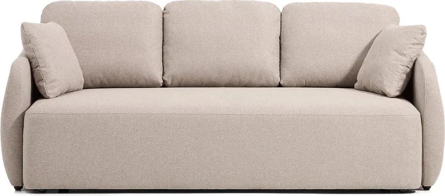 Béžová žinylková rozkládací pohovka 218 cm Laira – Kave Home
