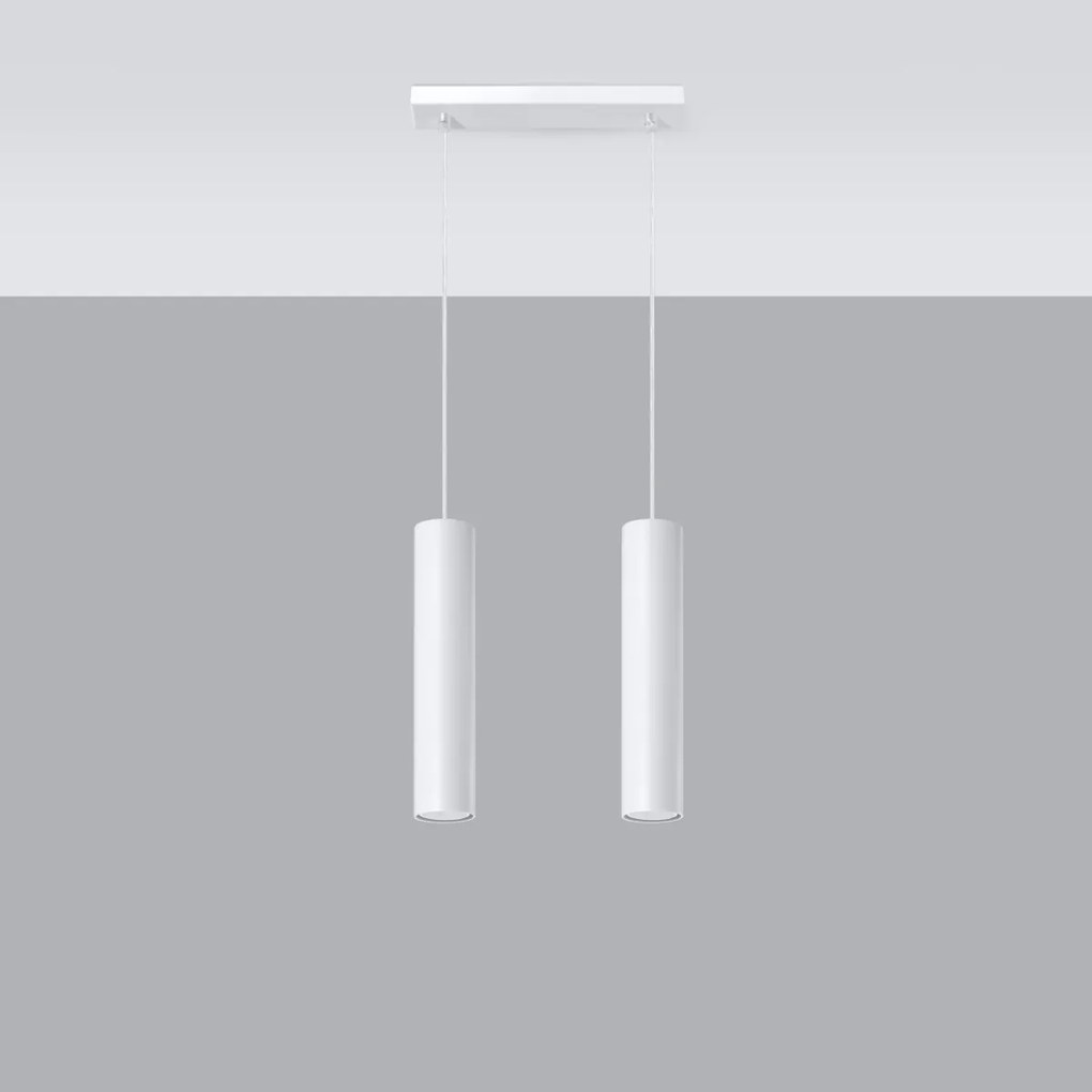Sollux Lighting Závěsné svítidlo LAGOS 2 bílé