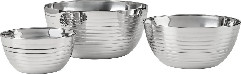 XXXLutz SADA MISEK, kov, 3dílné Homeware Profession. - Sada misek - 0053300002