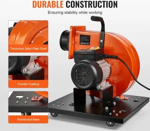 Sběrač prachu, průtok vzduchu 0,75 kW 13026 l/min, odvalovací s 79,5 l