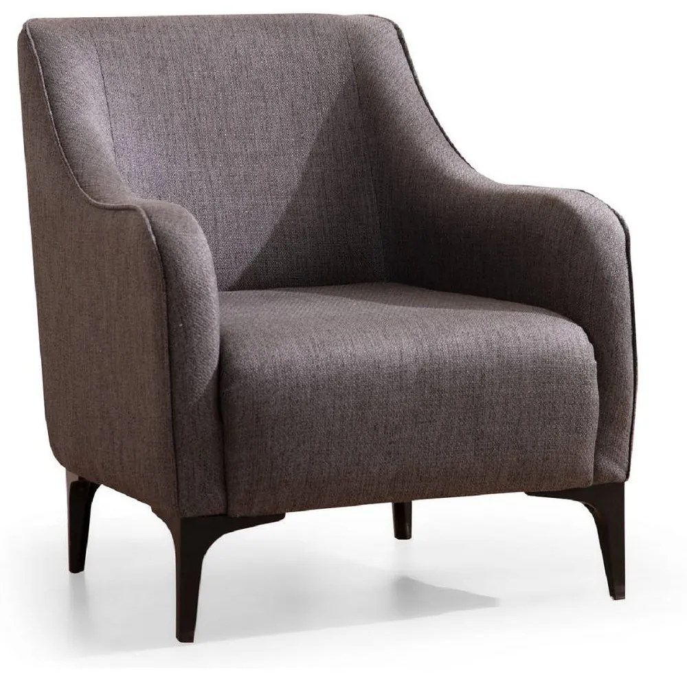 Designové křeslo Beasley tmavě šedé