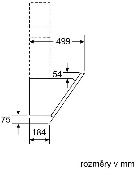 Bosch DWK98JM60 Komínový odsavač par