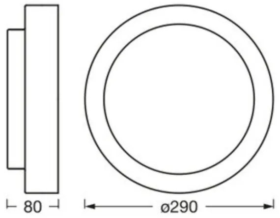 Osram - Stropní svítidlo ORBIS MADRID 2xE27/10W/230V pr. 29 cm bílá