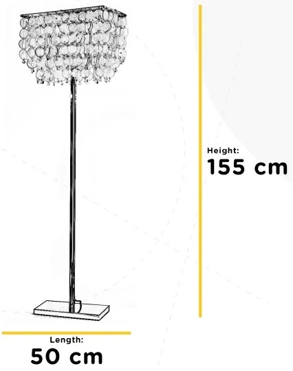 ONLI - Stojací lampa MAKANI 4xE14/6W/230V