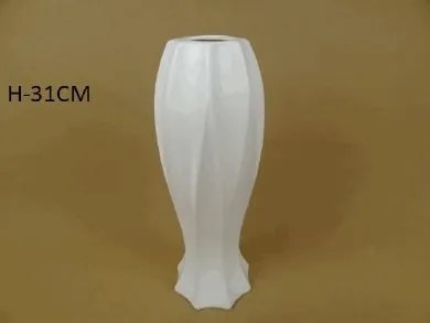 Bílá váza 601W