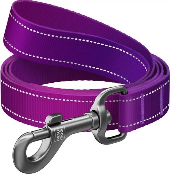 Vodítko nylon WAUDOG Mono 2,0x122cm fialové