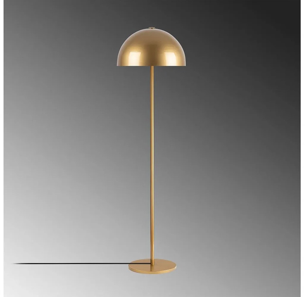 Designová stojanová lampa Gallegos 154 cm zlatá