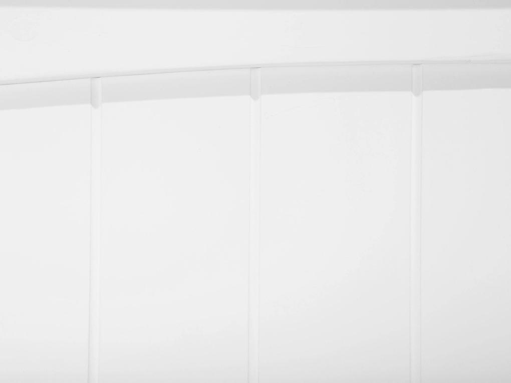 Bílá dřevěná patrová postel 90x200 cm ALBON  Beliani