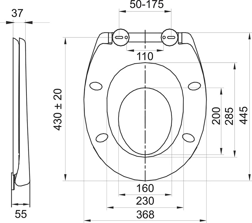 Mereo Mereo, WC BABY sedátko samozavírací s dětskou vložkou, CSS120
