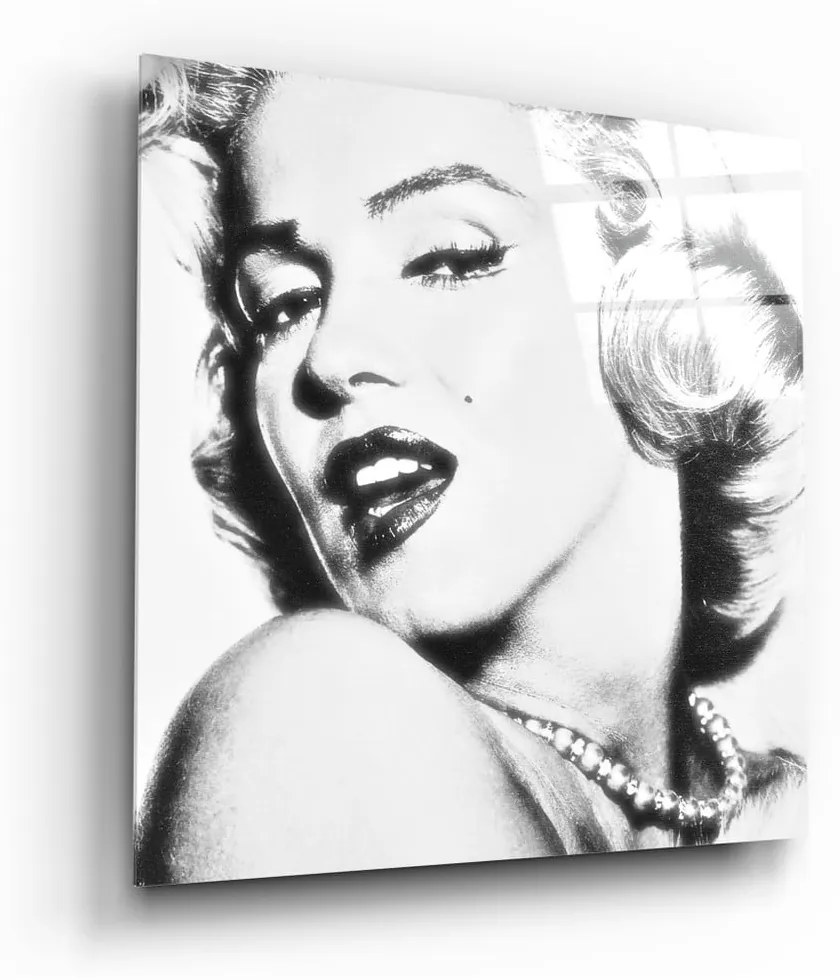 Skleněný obraz Insigne Marilyn Monroe, 40 x 40 cm