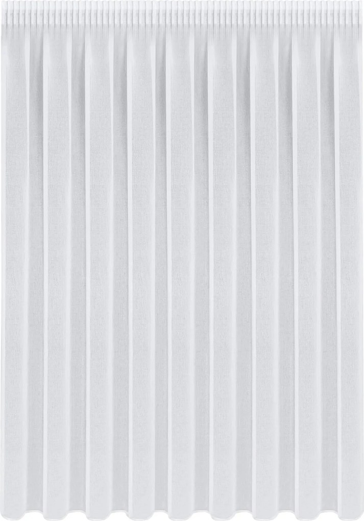 ZÁCLONA NA PÁSCE ELPIDIA 350X250 CM BÍLÁ