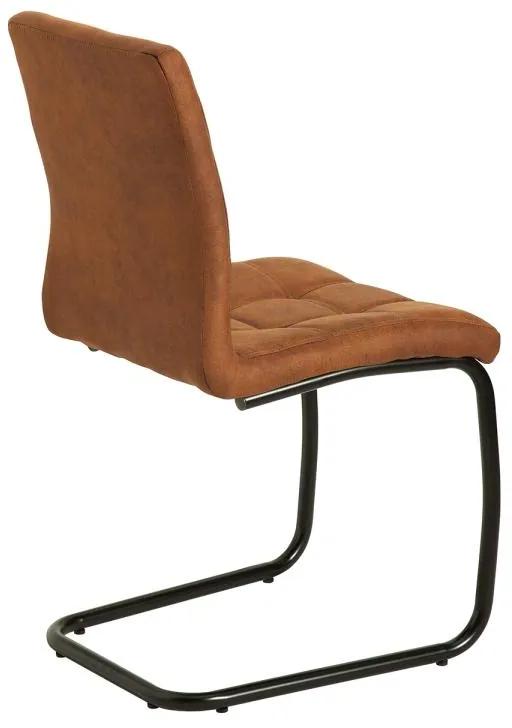 Designová konzolová židle Moderna, hnědá