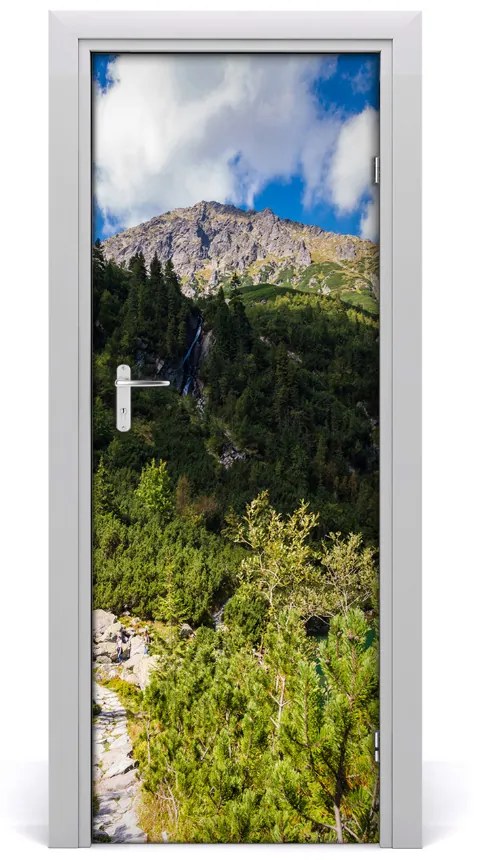 Fototapeta na dveře samolepící Mořské oko Tatry 75x205 cm