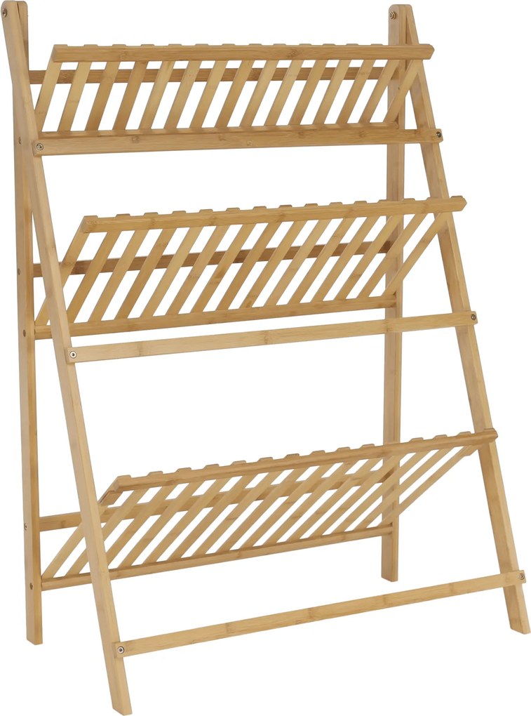 Skládací regál, bambus, Nepel TYP 1 + dárek